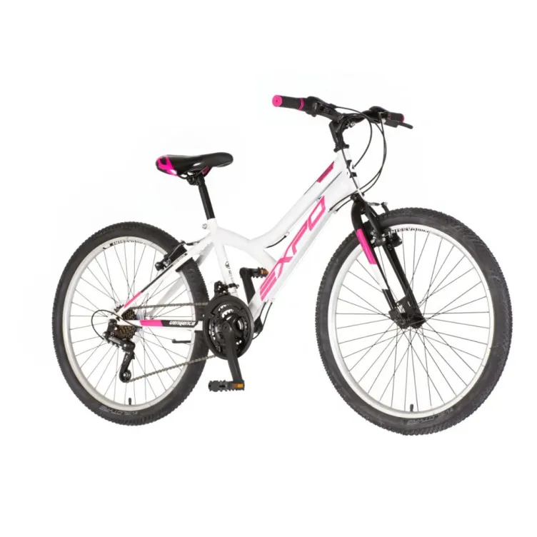 Bicikl explorer spy 24" belo roze 1242009