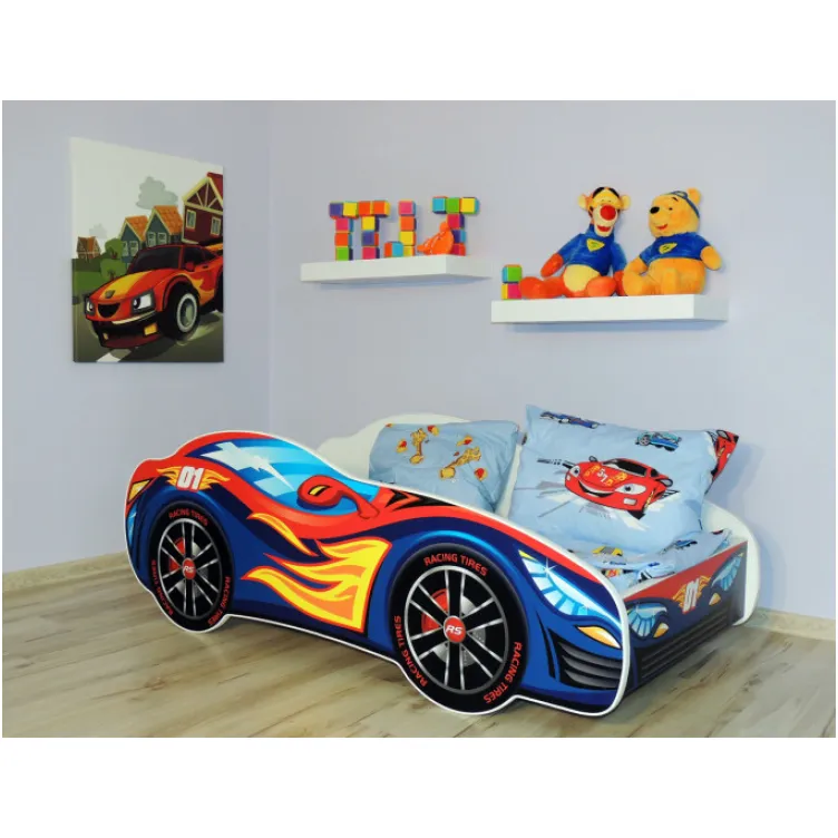 Dečiji krevet Racing Car – Red Blue 140x70cm