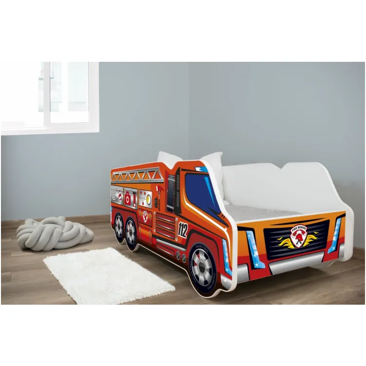 Dečiji krevet 140x70cm Truck – Fire Truck