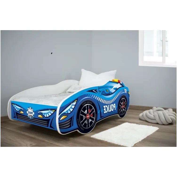 Krevet za dete Racing Car police 160x80 cm
