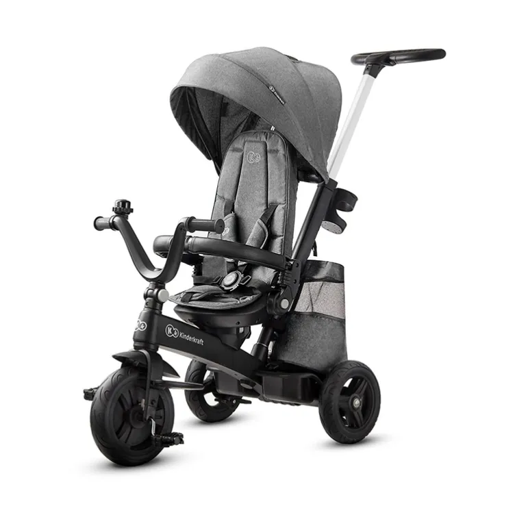 Kinderkraft tricikl easy twist 2u1 Grey