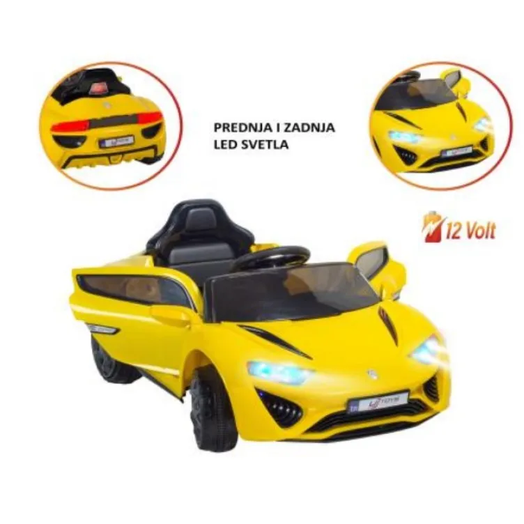 Auto na akumulator Jagor 12V R/C žuti 309338
