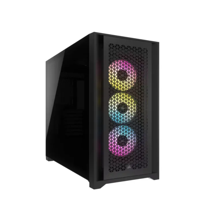 Kućište CORSAIR iCUE 5000D AIRFLOW Mid-Tower/Gaming/ATX/kaljeno staklo/bez napajanja/RGB/crna