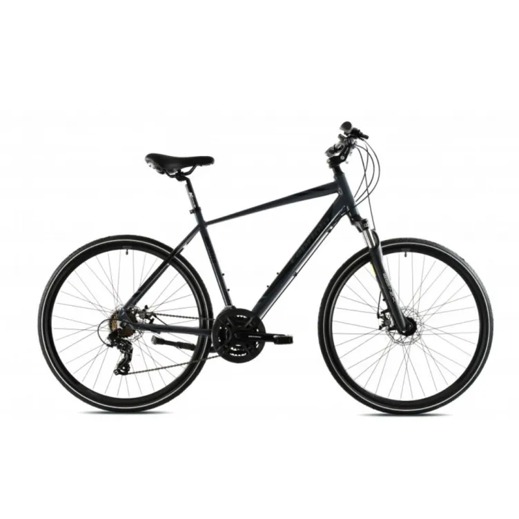 Bicikl Roadster trek man sivo crno 28in ram 22in