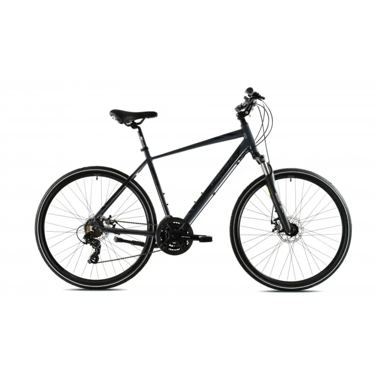 Bicikl Roadster trek man sivo crna