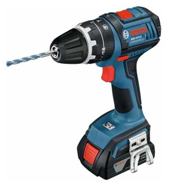 Bosch akumulatorska bušilica GSB 18 V-LI 2 x 1,5 Ah