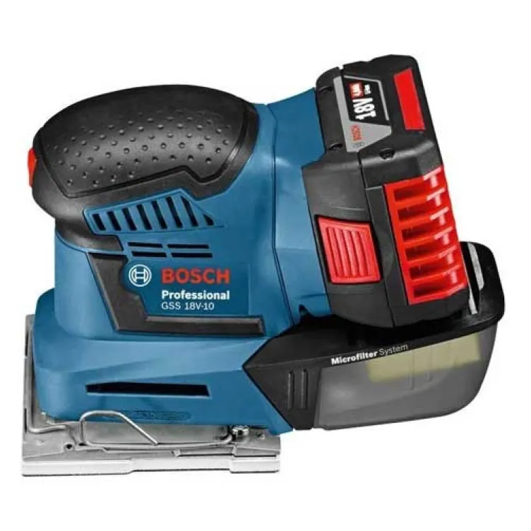 Aku vibraciona brusilica Bosch GSS 18V-10 Professional 2 x 5,0 Ah
