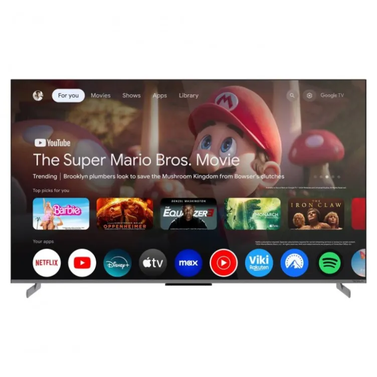 Televizor TESLA G55S949GUS/QLED/55"/UHD/Smart Google TV siva