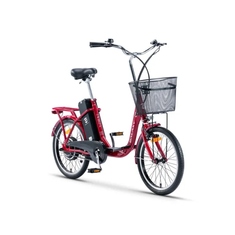 Električni bicikl 20" IBIZA 250W 36V/10.4Ah lithium crvena