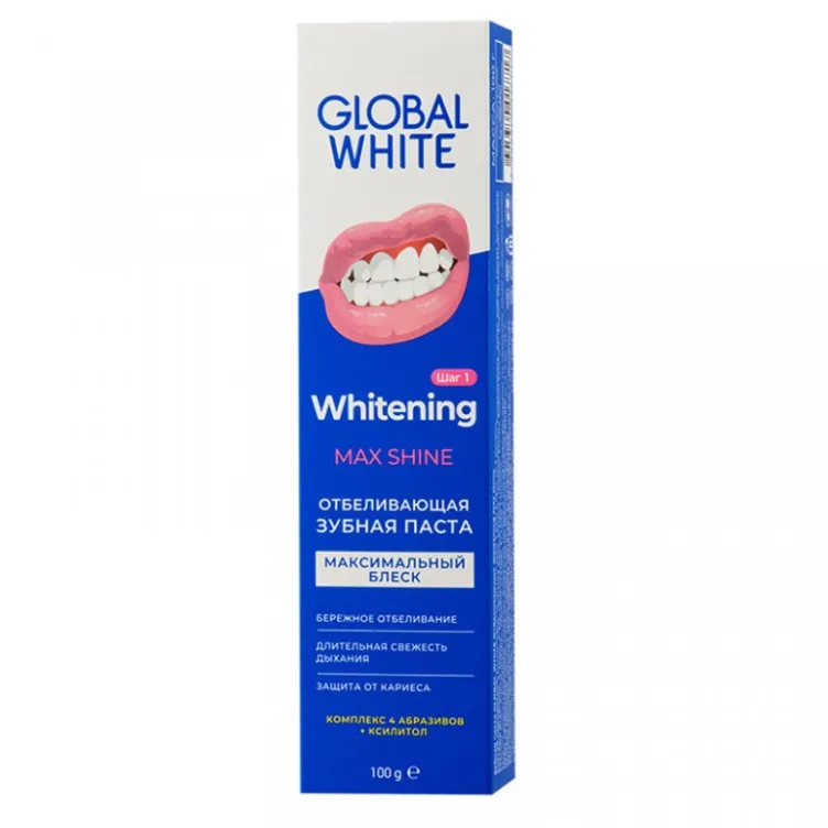 Zubna pasta za beljenje zuba Global White Max Shine