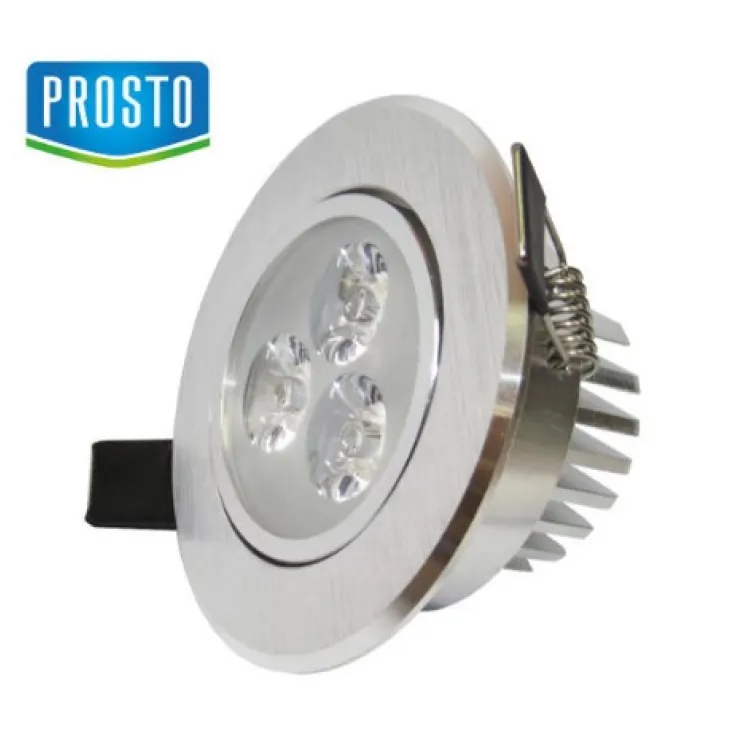 Ugradna LED lampa 3x1W toplo bela LUG31-WW PROSTO