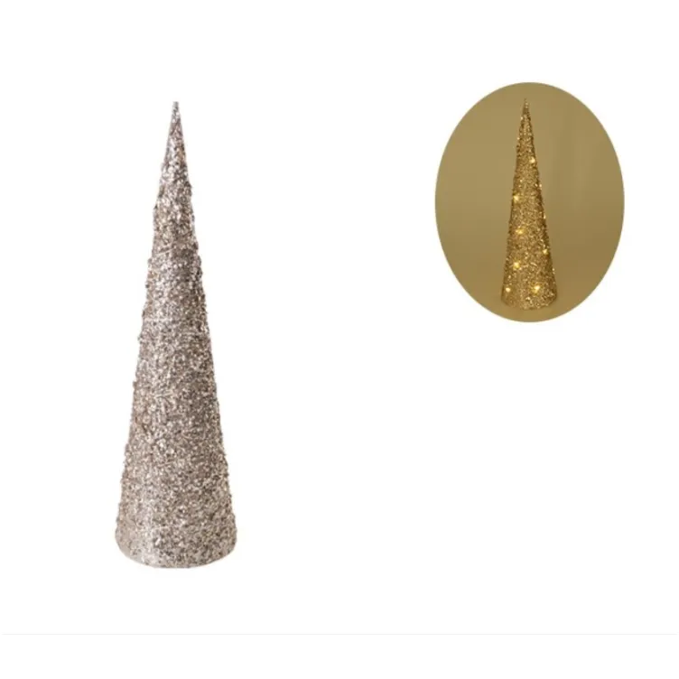 Jelka biseri zlatna 60cm Pearl cone