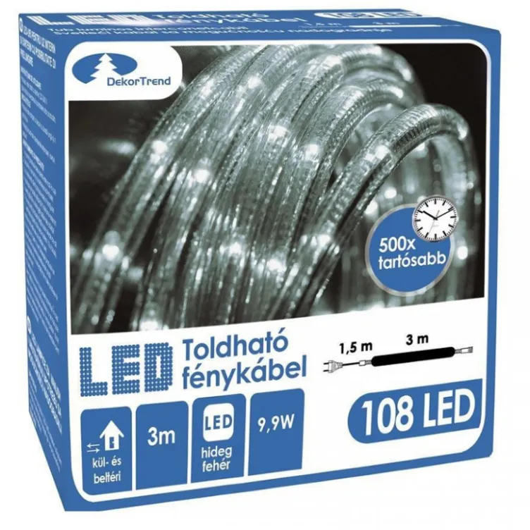 LED svetleći kabal 3 m hladno bela