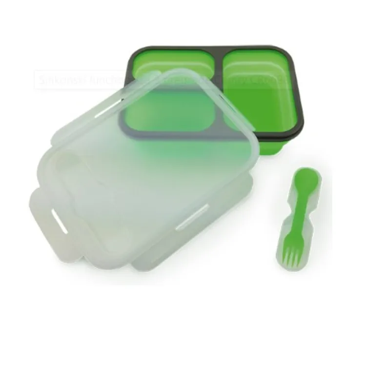 Silikonski lunchbox sa 3 pregrade CR6698