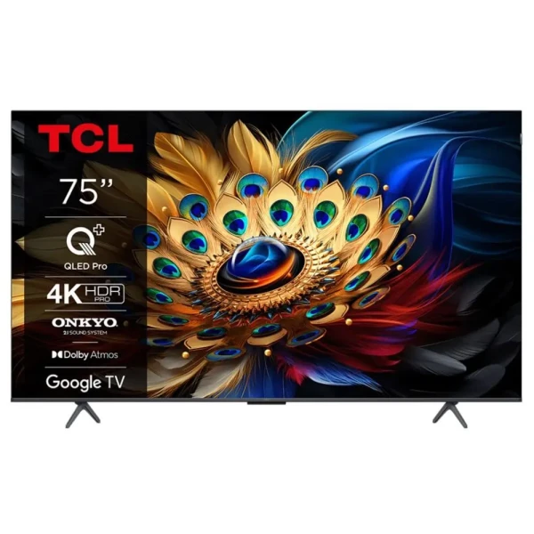 SMART QLED TV 75 TCL 75C655 3840x2160/4K HDR/DVB-T2/C/S2Google