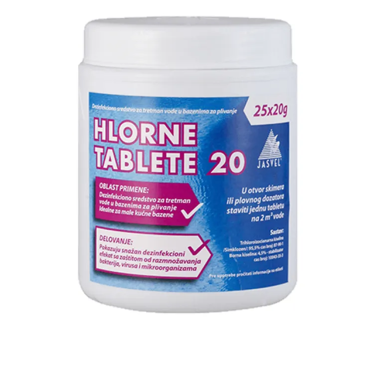 Hlorna tableta 20 -500 grama
