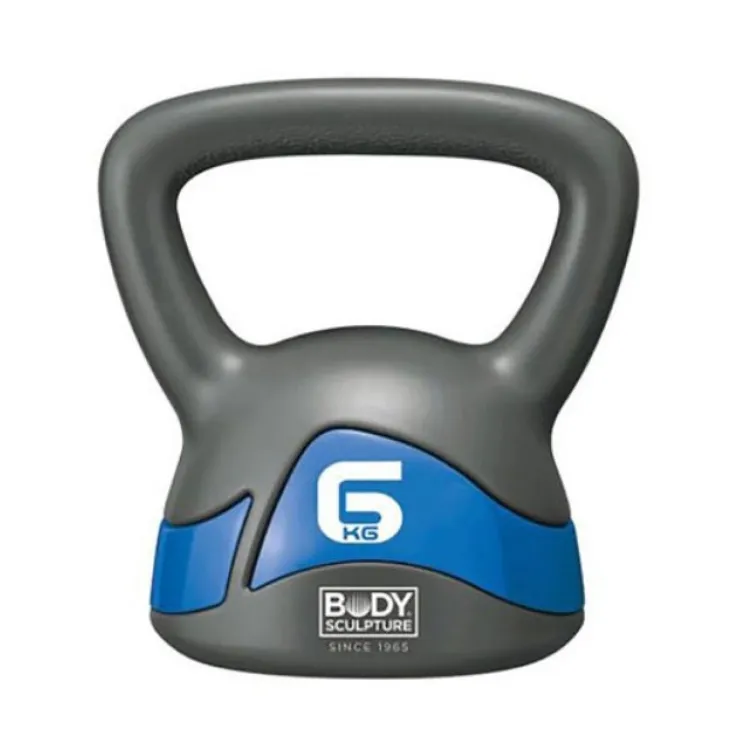 Kettlebell BW-117 6kg grey-blue