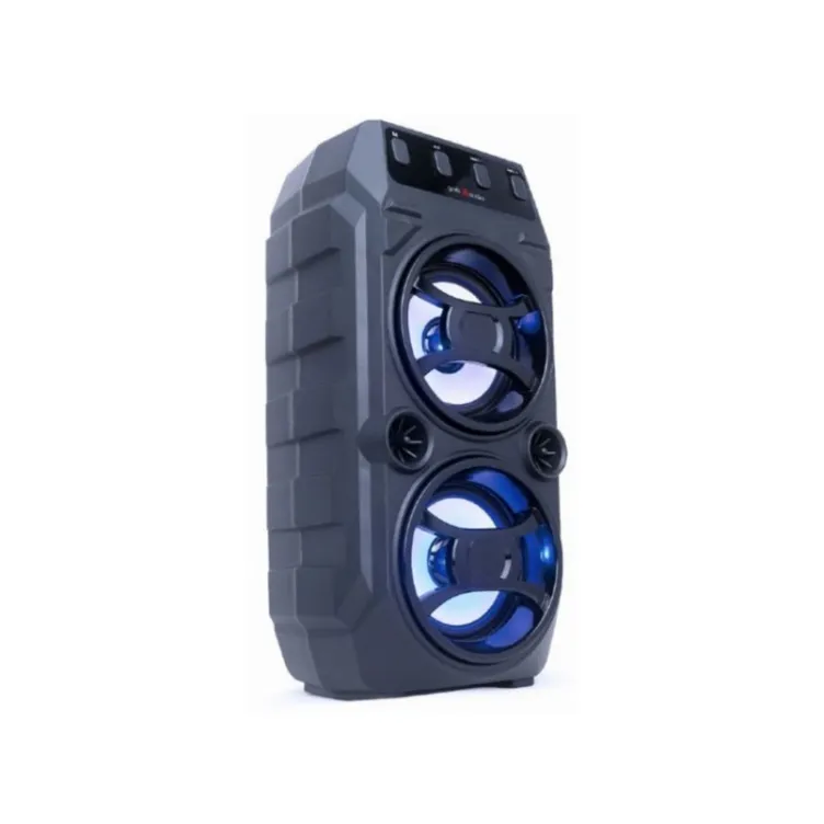GEMBIRD Bluetooth karaoke zvučnik 2x5W, FM, USB,3,5mm, MIC 6,35mm, LED, Crni