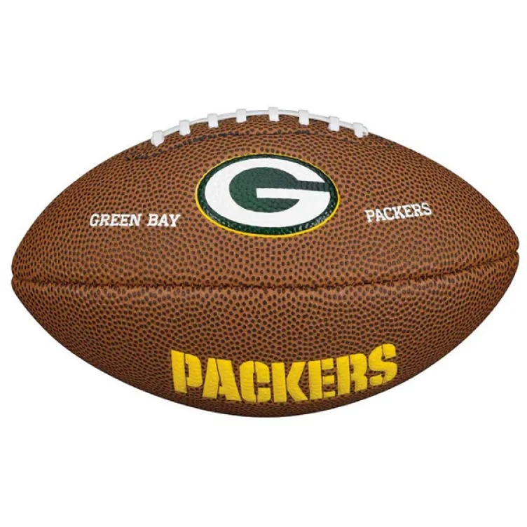Lopta za ragbi NFL Mini Green Bay Packers WTF1533XBGB