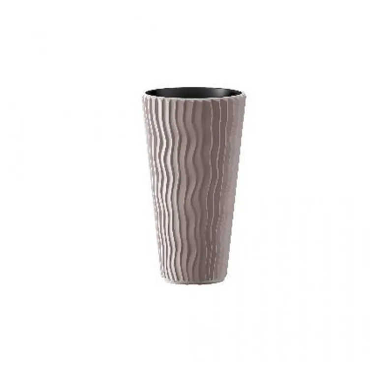 Plastična saksija SANDY SLIM MOKA 30X52cm