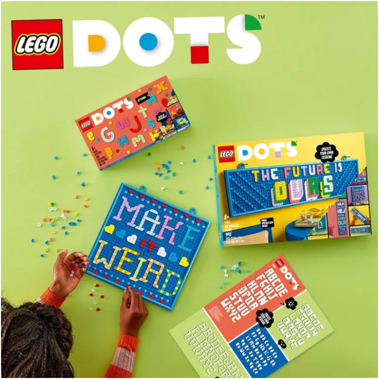 Lego kocke - Mnoštvo dots-a, slova