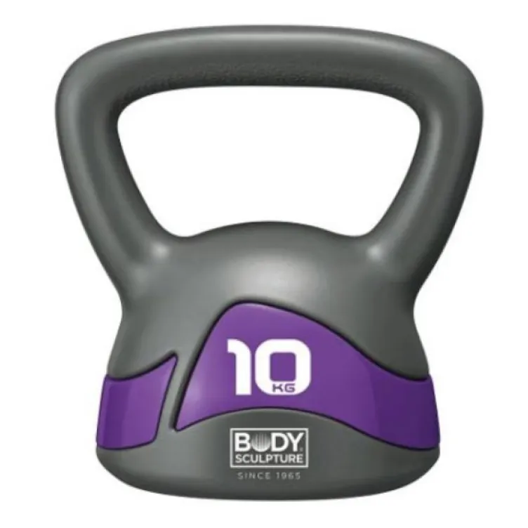 Kettlebell BW-117 10kg grey-purple