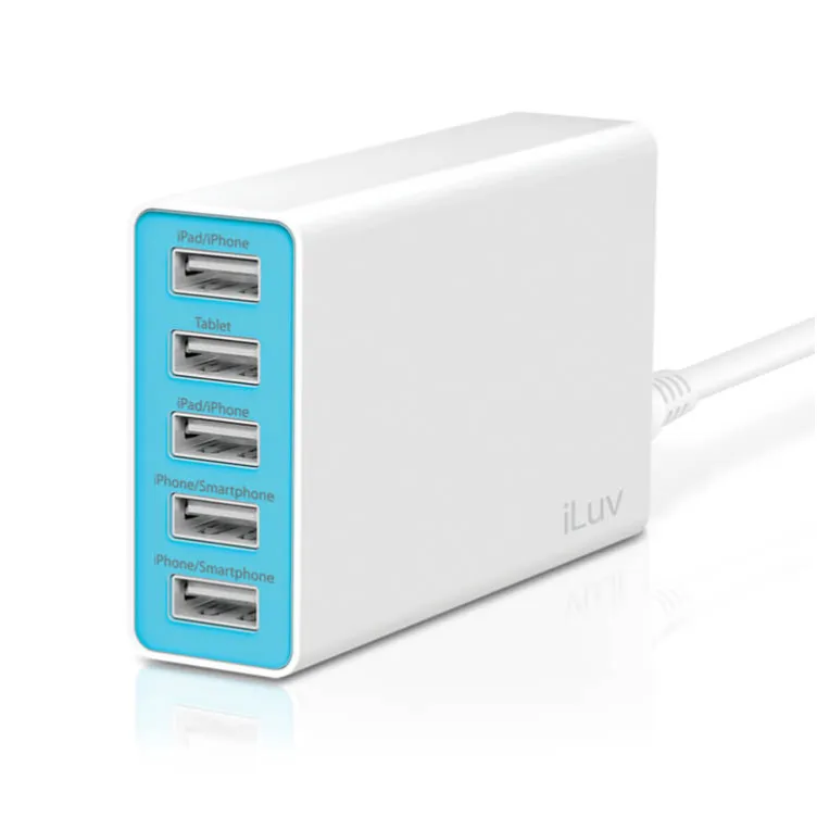 USB punjač sa 5 portova iLuv 5 Port Compact Sized Wall USB Charger