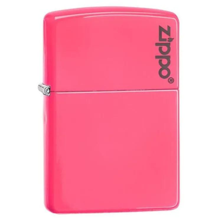 Zippo upaljač Neon Pink Zippo Logo