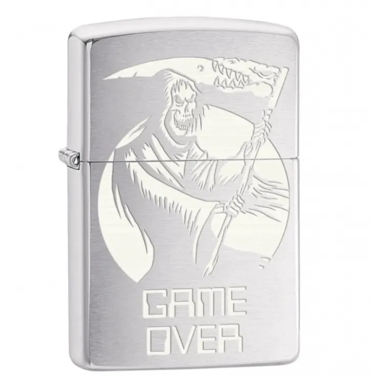 Zippo Upaljač Skull Game Over Design 29696