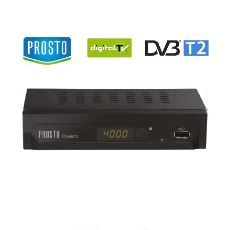 Digitalni DVB-T2 HD risiver RT5400T2