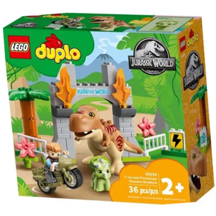 Ti-reksovo i triceratopsovo bekstvo Lego Duplo Jurassic World