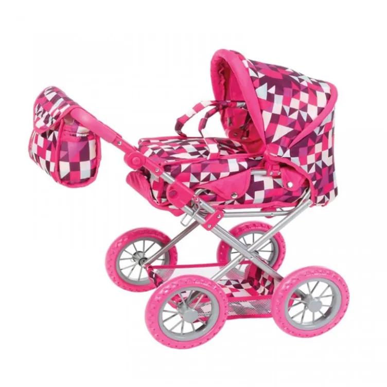 Kolica za lutke Ruby Crazy squares
