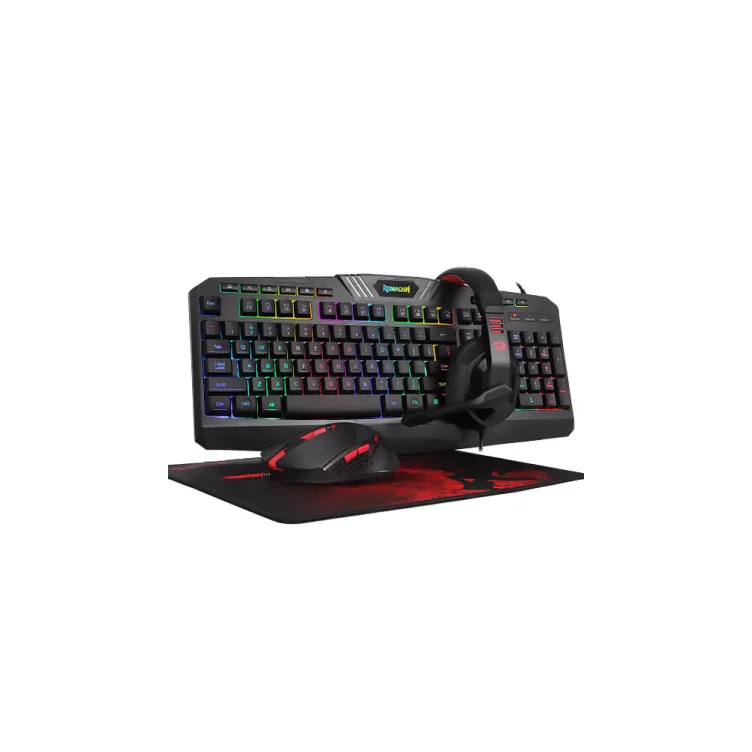 4 in 1 Combo S101-BA-2 Keyboard, Mouse, Headset & Mouse Pad