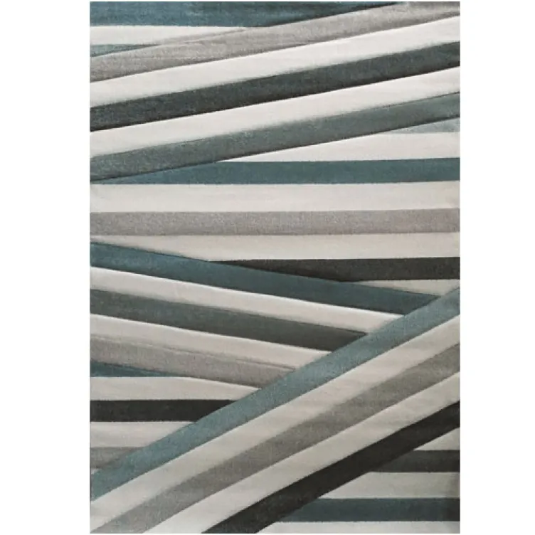 Tepih Ekol Diamond 21641-630 krem/ plava 120x170 cm
