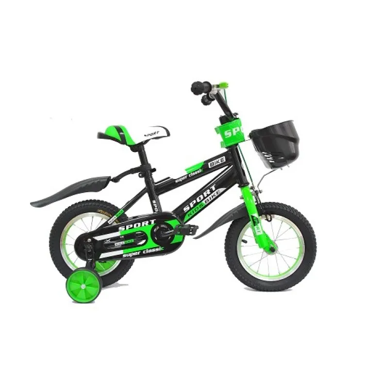 Dečiji bicikl 12" sport 701 crno zeleni