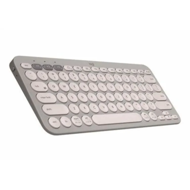 Logitech K380 Multi-Device Bluetooth Keyboard, Sand