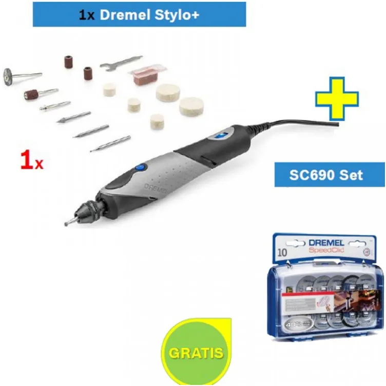 Višenamenski alat Dremel Stylo+ sa poklonom Set pribora SC690