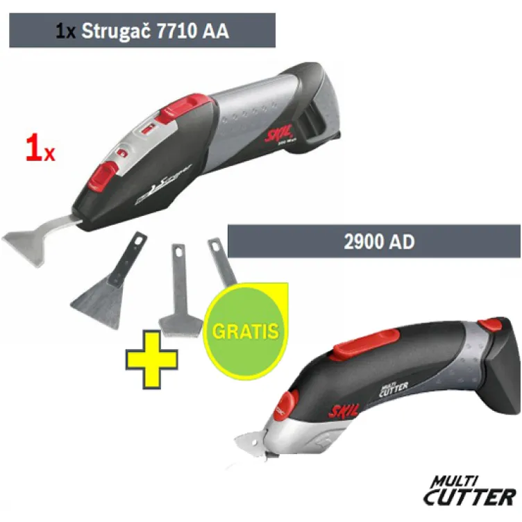 Električni strugač Skil 7710 AA + Multi-sekač Skil 2900 AJ