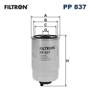 Filter za gorivo FILTRON PP 837