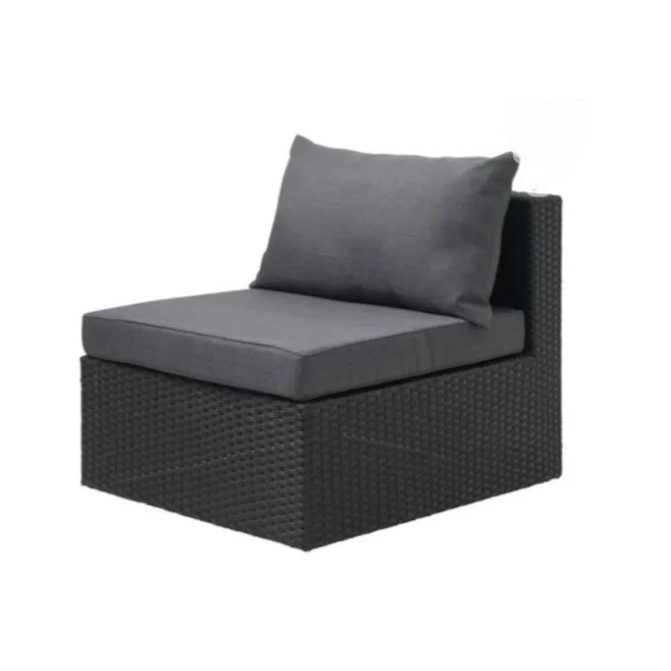 Lounge garnitura Ajstrup centralni modul crna