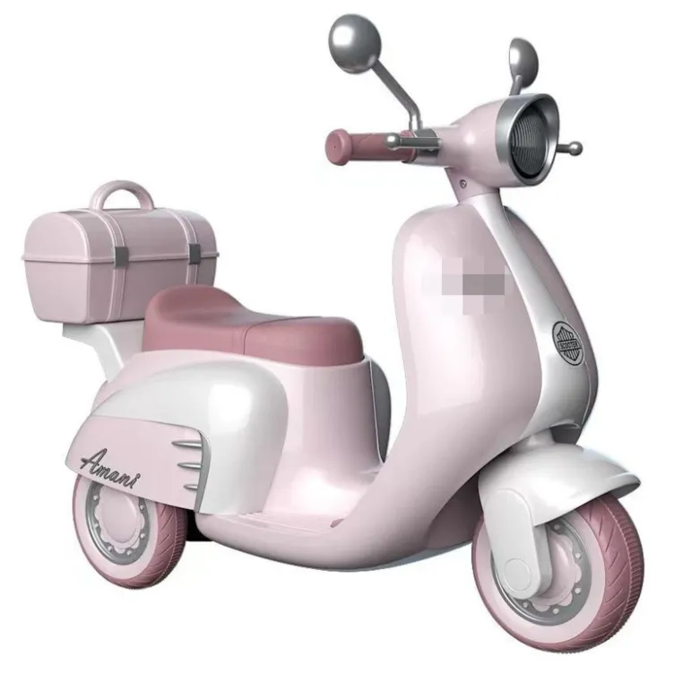 Motor Vespa 6V Roze 062229