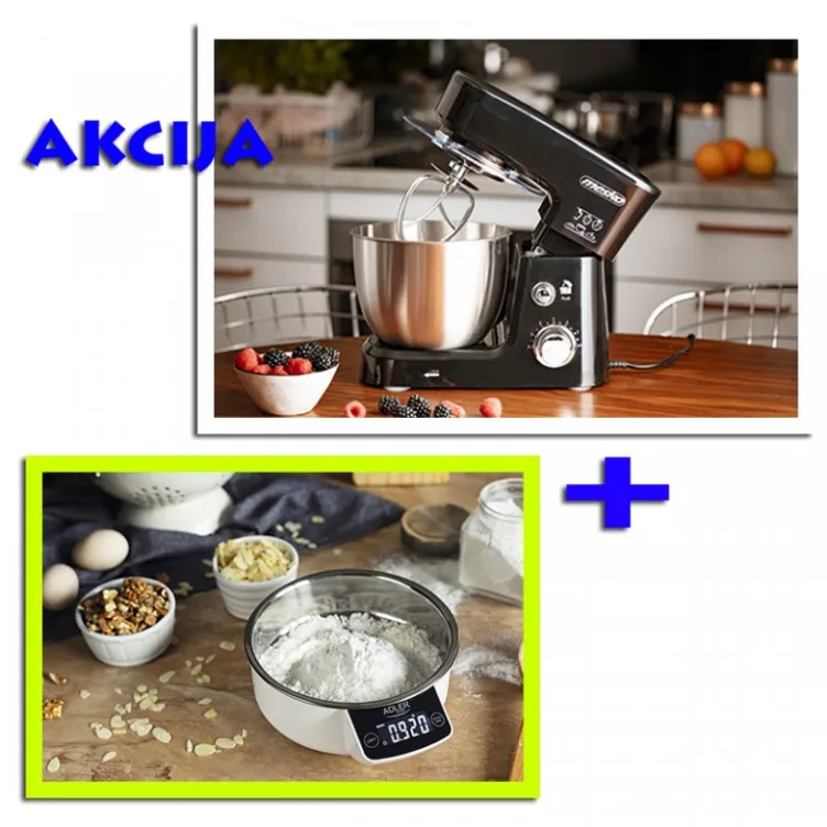 Mikser Mesko MS4217 + LCD kuhinjska vaga Adler