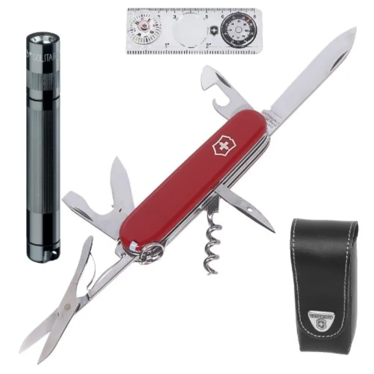 Victorinox nož Traveller sa kožnom futrolom