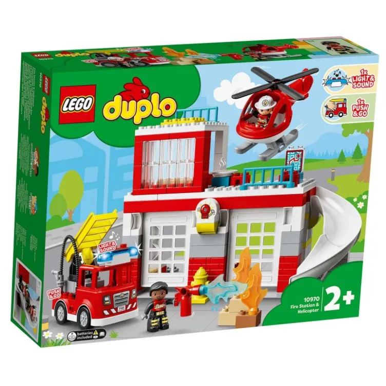 Vatrogasna stanica i helikopter Lego Duplo Town