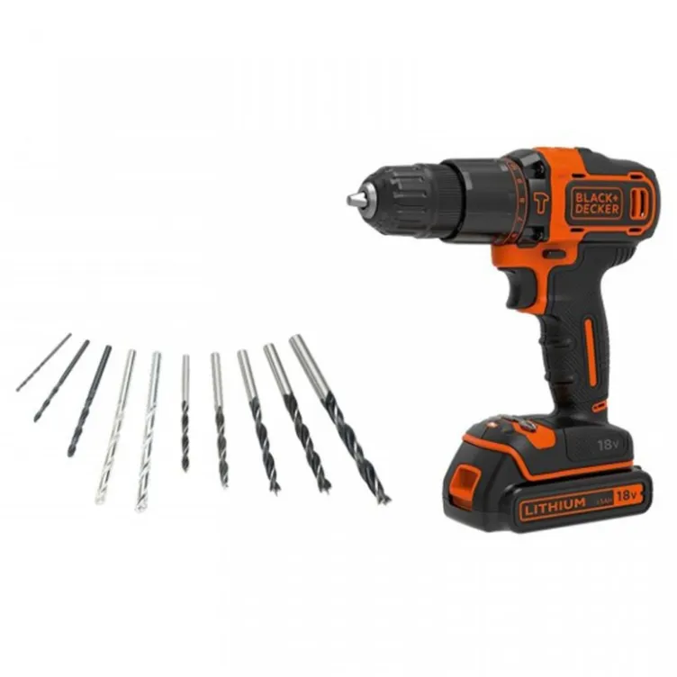 Akumulatorska bušilica odvijač Black & Decker BDGHD18KA