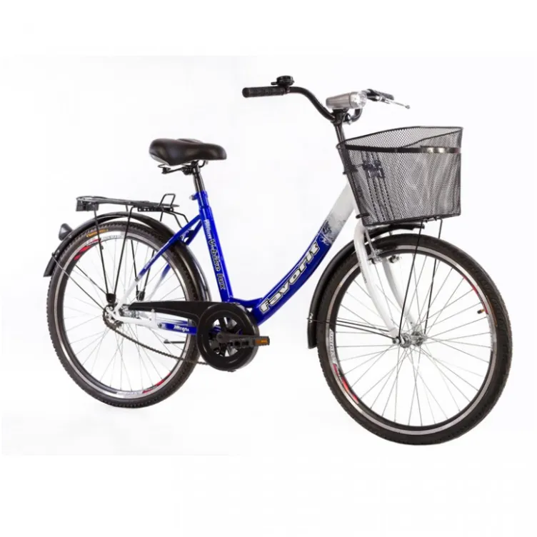 Bicikl City Bike V-Bike Lux 26in plavo beli