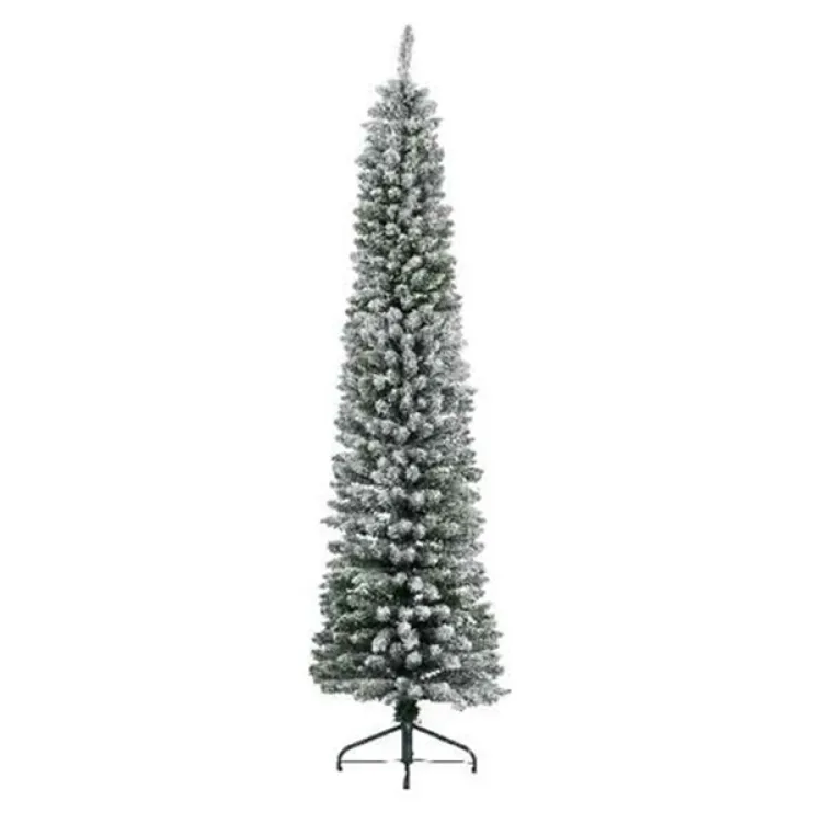Novogodišnja jelka Pencil pine snowy 210cm x 60cm Everlands