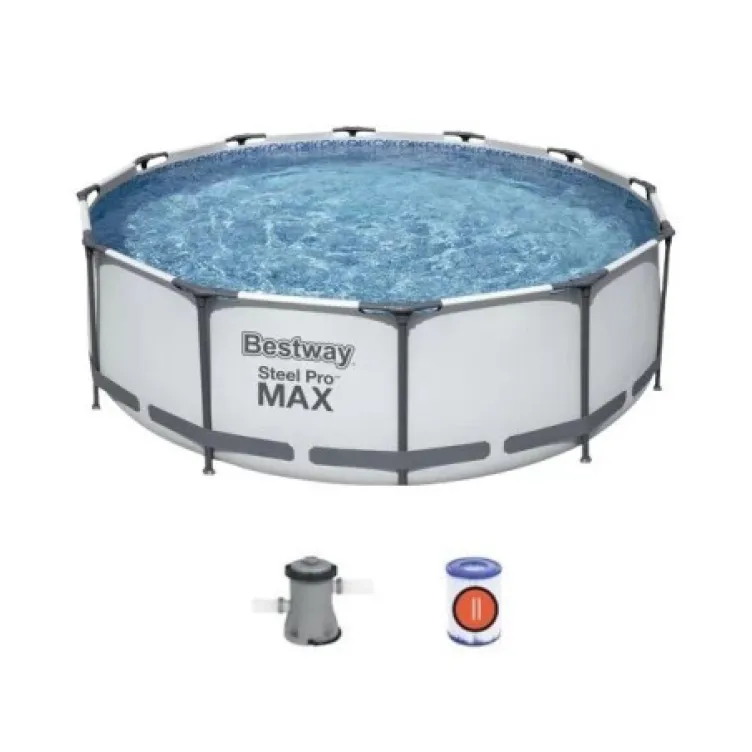 Bestway Bazen za dvorište sa pumpom 3,66 m x 76 cm Steel Pro Max