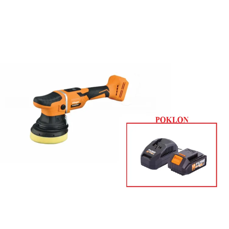 Fuse akumulatorska brushless ekscentrična brusilica za poliranje VLP 4820 + POKLON Fuse set baterija 1.5Ah + punjač 2.4A