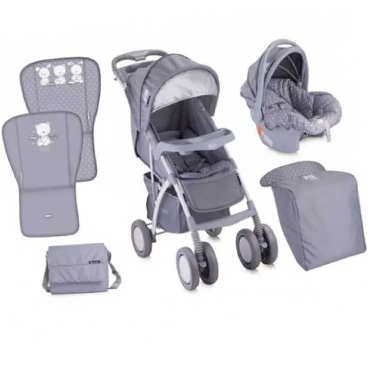 Dečija kolica Rio Set Grey Friends